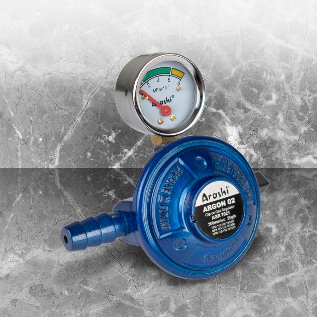 Arashi Gas Regulator Argon 02